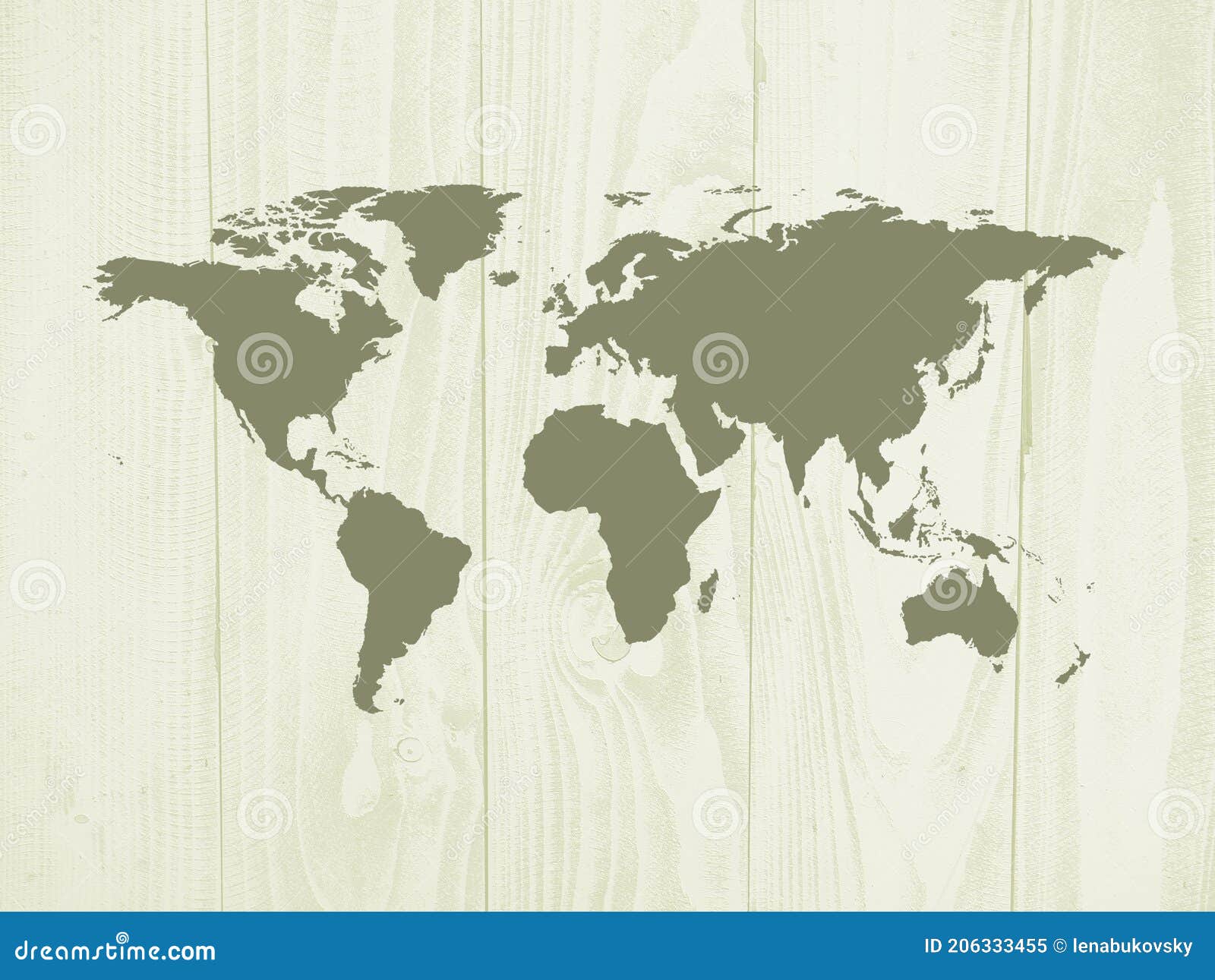 Luxury World Map on Wooden Wall. Stock Image - Image of luxury, asia ...