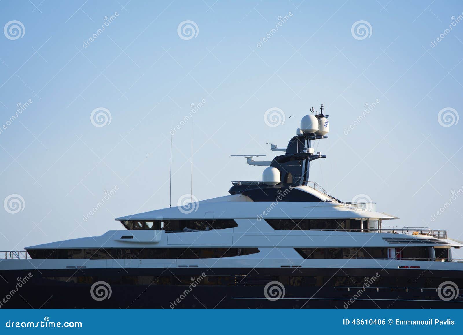 Luxury yacht stock photo. Image of bridge, leisure, knots - 43610406