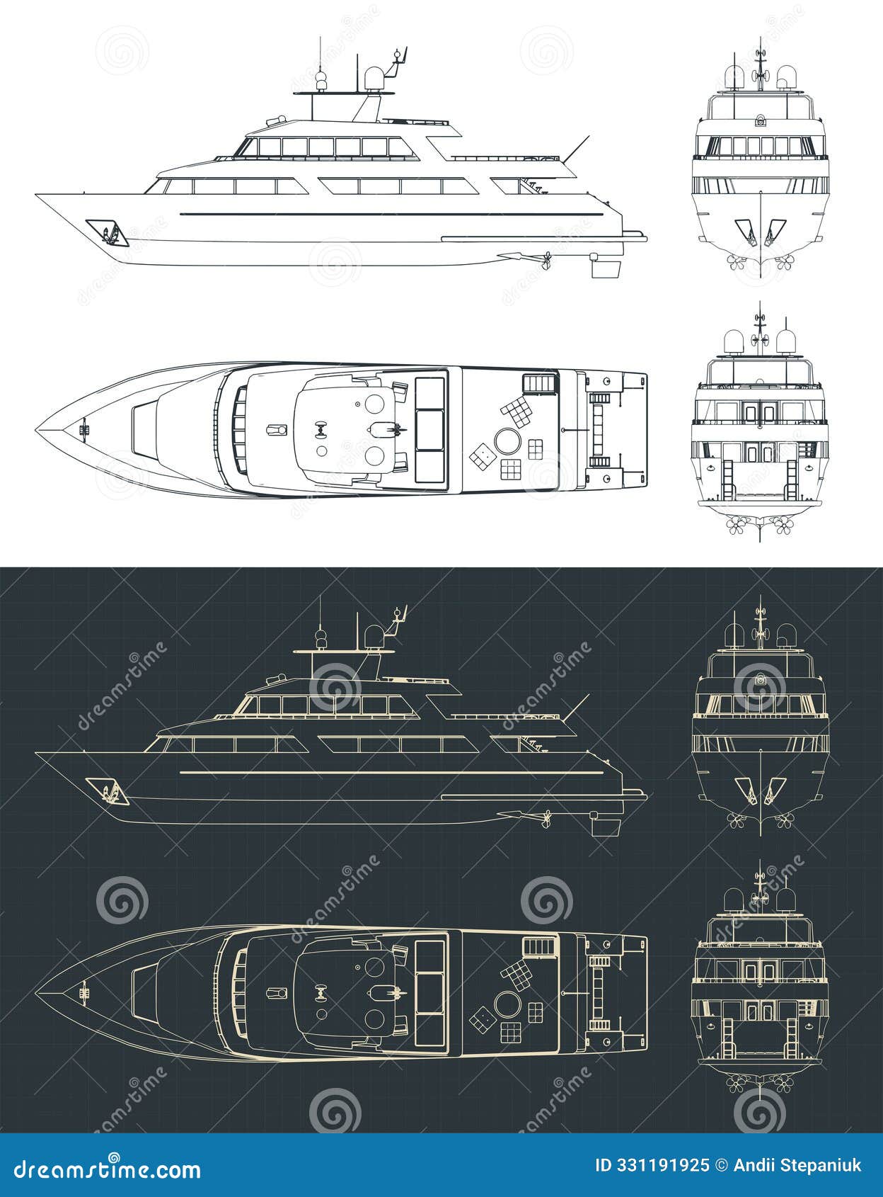 Yacht Drawings Cartoon Vector | CartoonDealer.com #318379603