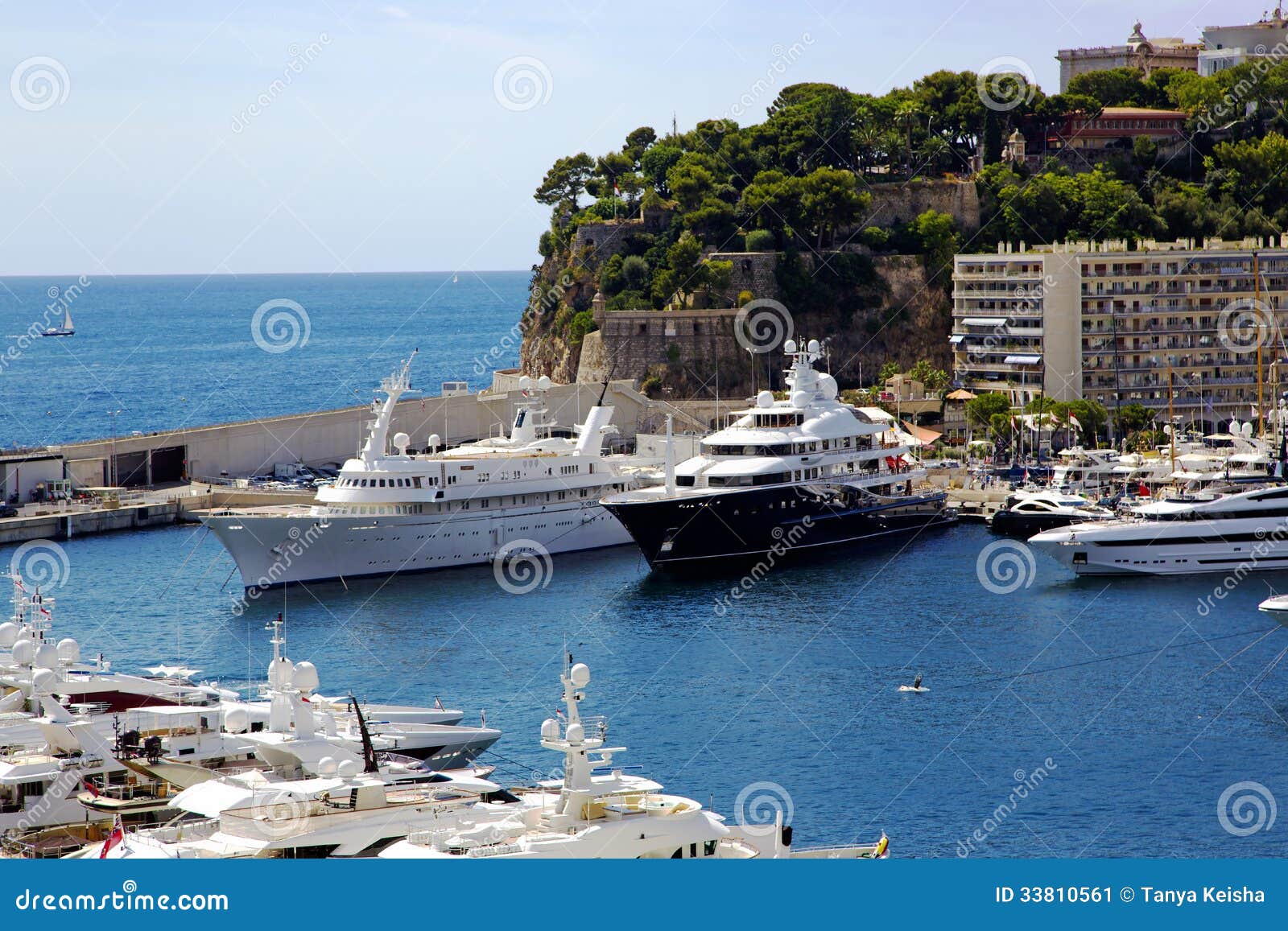 Luxury Yachts in Monte Carlo Port Stock Image - Image of france, monaco ...