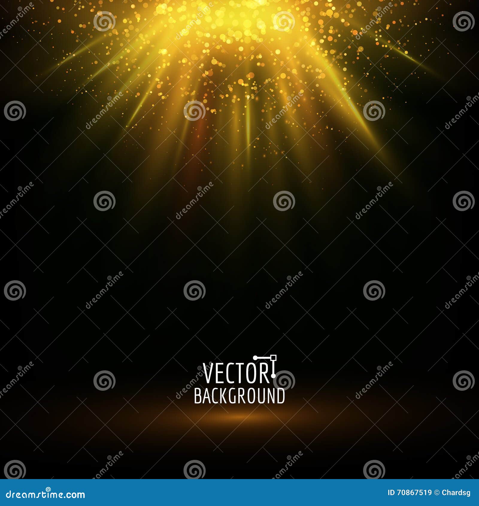 Luz Abstracta Del Vector El Brillar Intensamente Brillante Ilustración ...