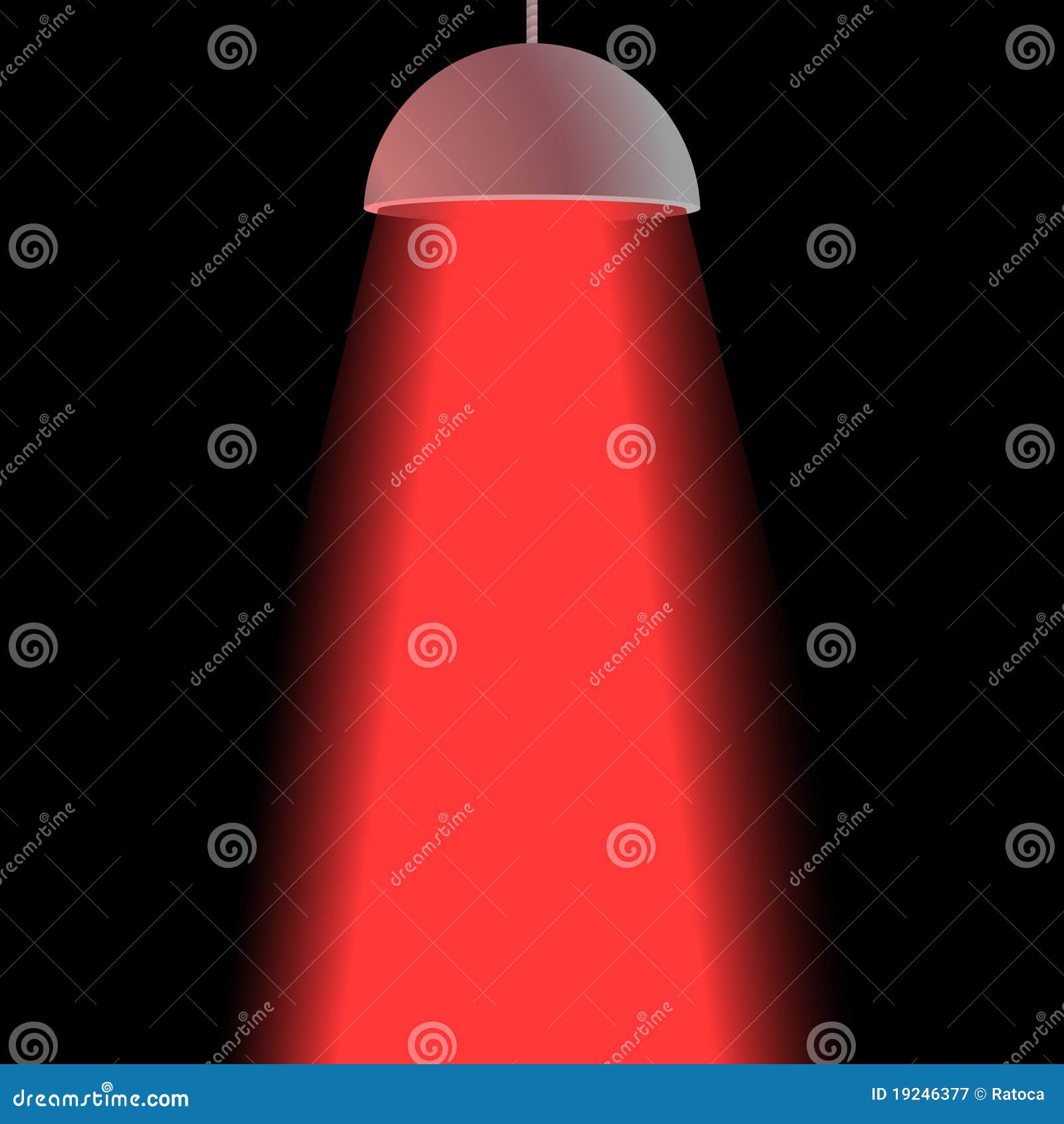 Luz roja ilustración del vector. Ilustración de fondo - 19246377