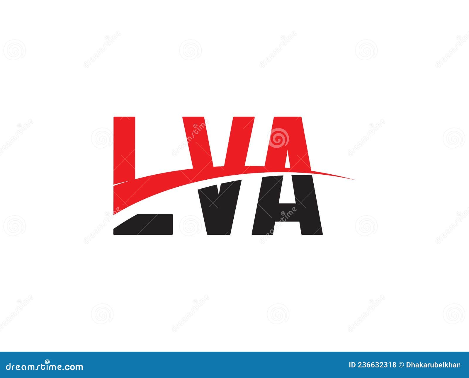 LVA Letter Initial Logo Design Stock Vector - Illustration of abstract ...