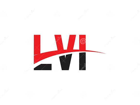 LVI Letter Initial Logo Design Stock Vector - Illustration of element ...