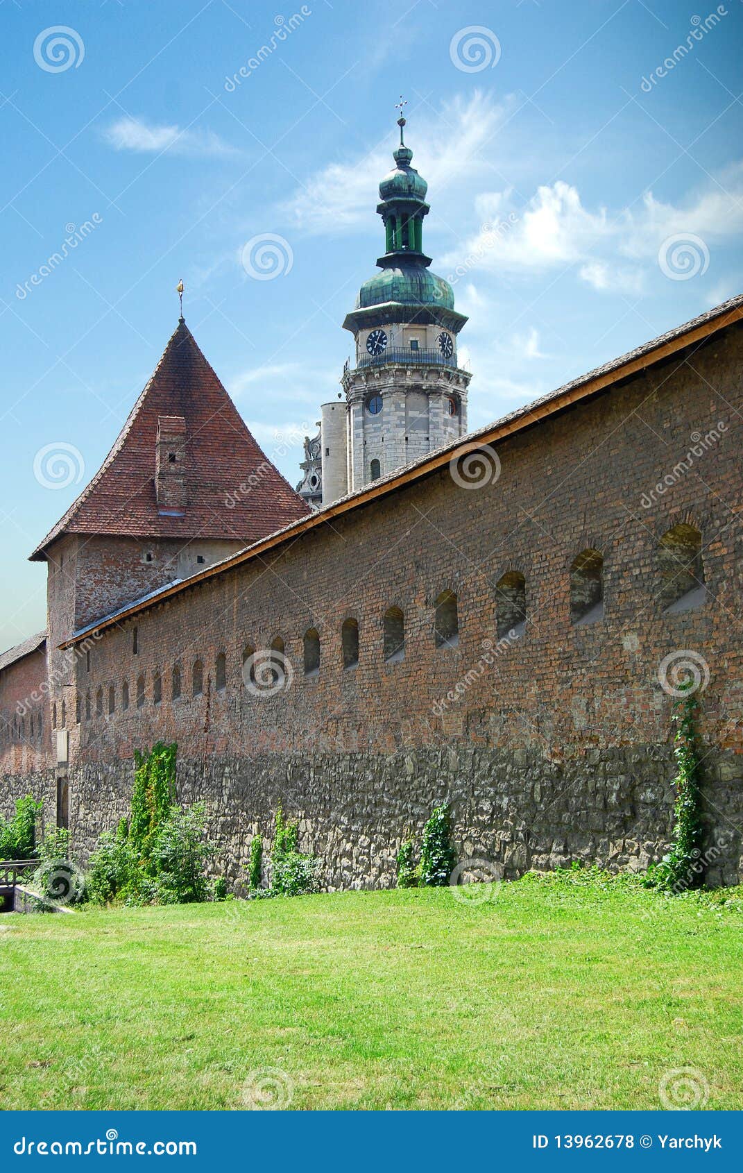 Lviv City Historic Architecture Stock Photo - Image of heritage, style ...
