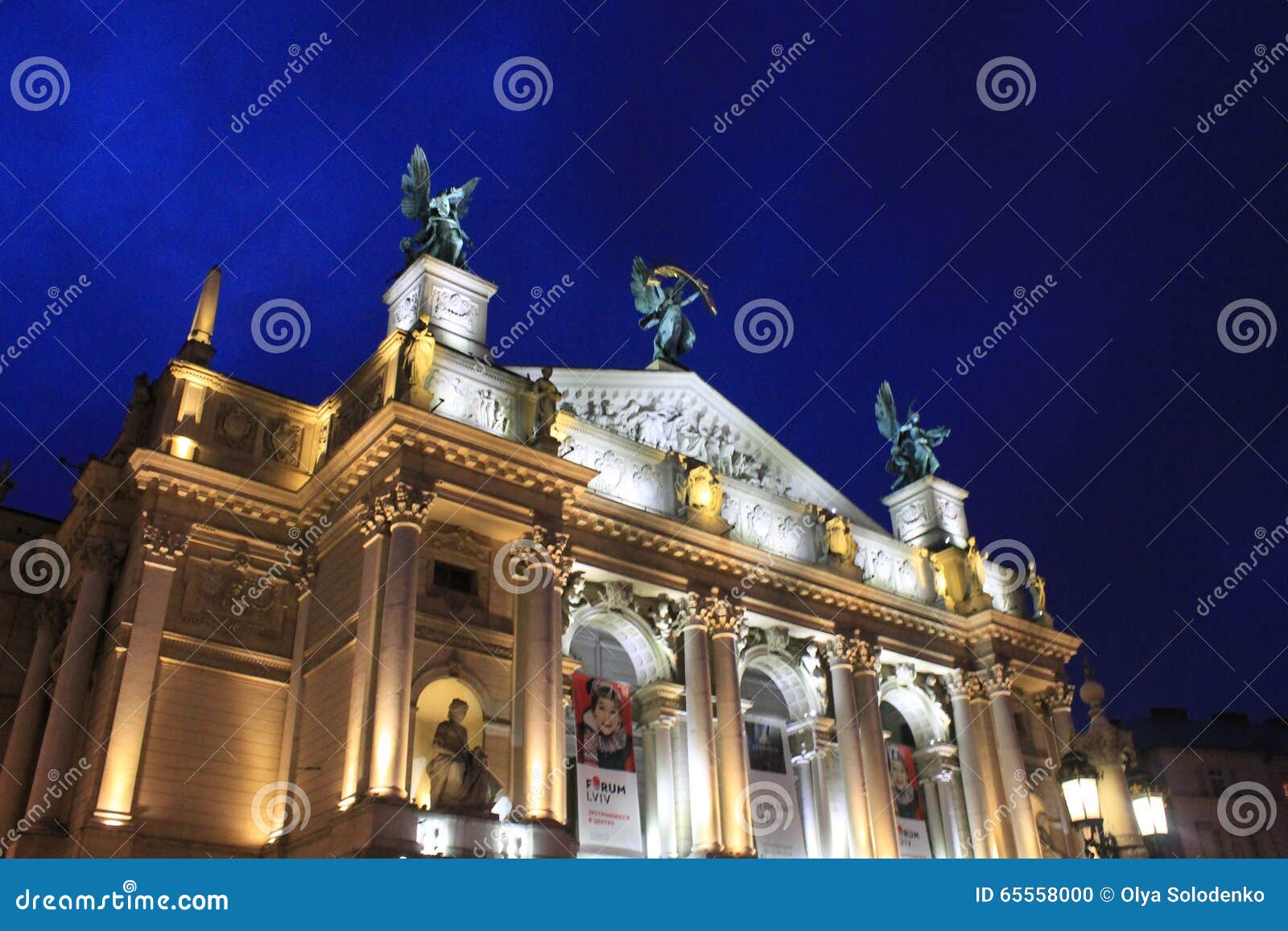 Lviv Opera House stock photo. Image of buildings, exterior - 65558000