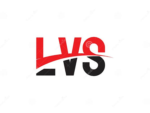 LVS Letter Initial Logo Design Stock Vector - Illustration of text ...
