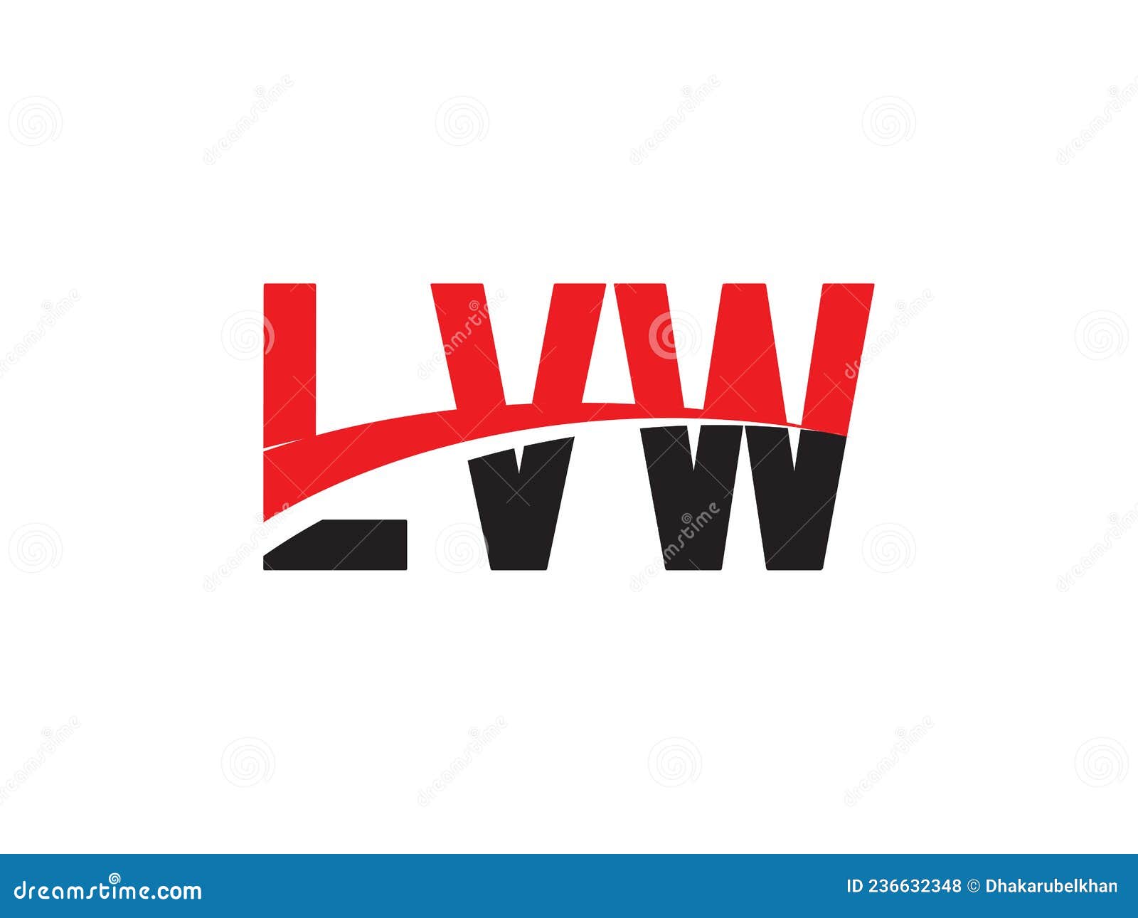 LVW Letter Initial Logo Design Stock Vector - Illustration of business ...