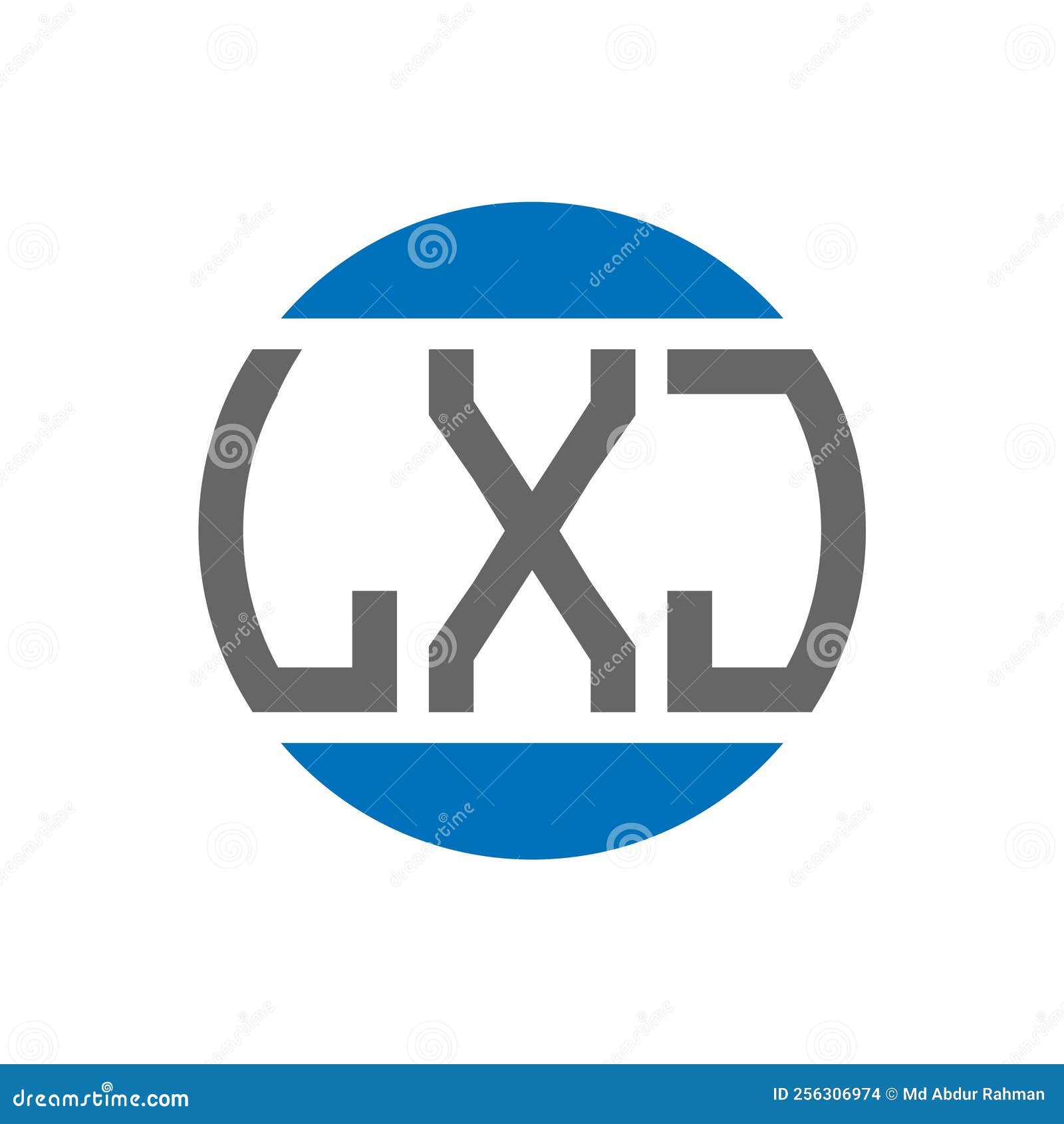 LXJ Letter Logo Design on White Background. LXJ Creative Initials ...