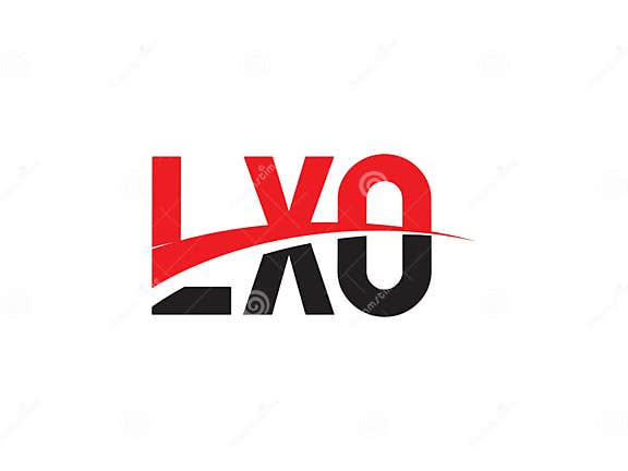 LXO Letter Initial Logo Design Stock Vector - Illustration of creative ...