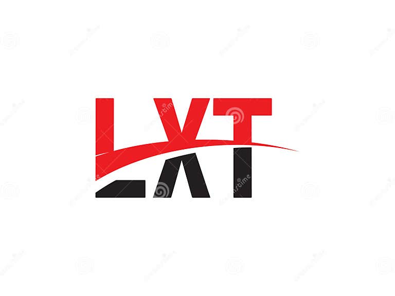 LXT Letter Initial Logo Design Stock Vector - Illustration of letter ...