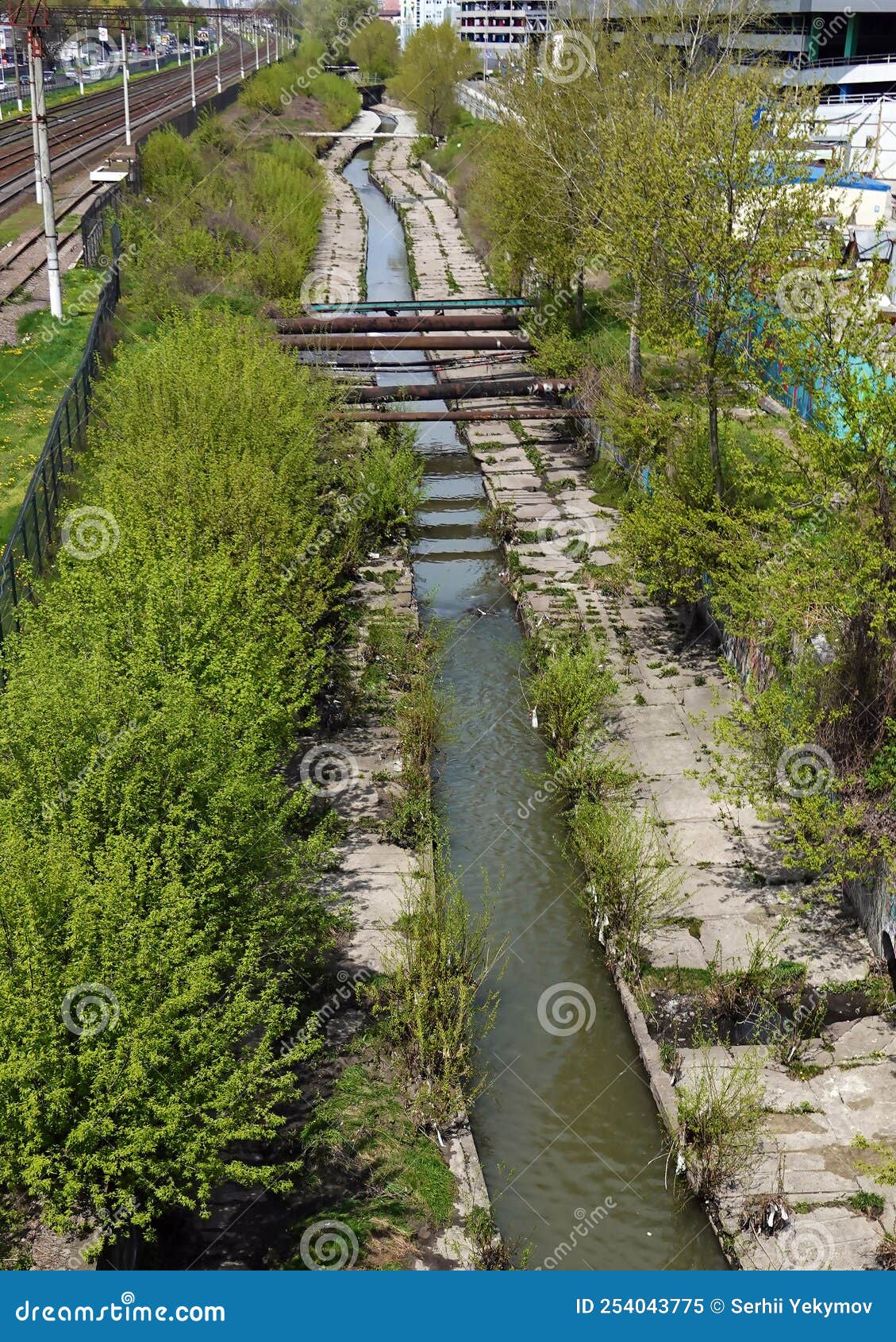 Lybid River editorial image. Image of sewage, freshwater - 254043775