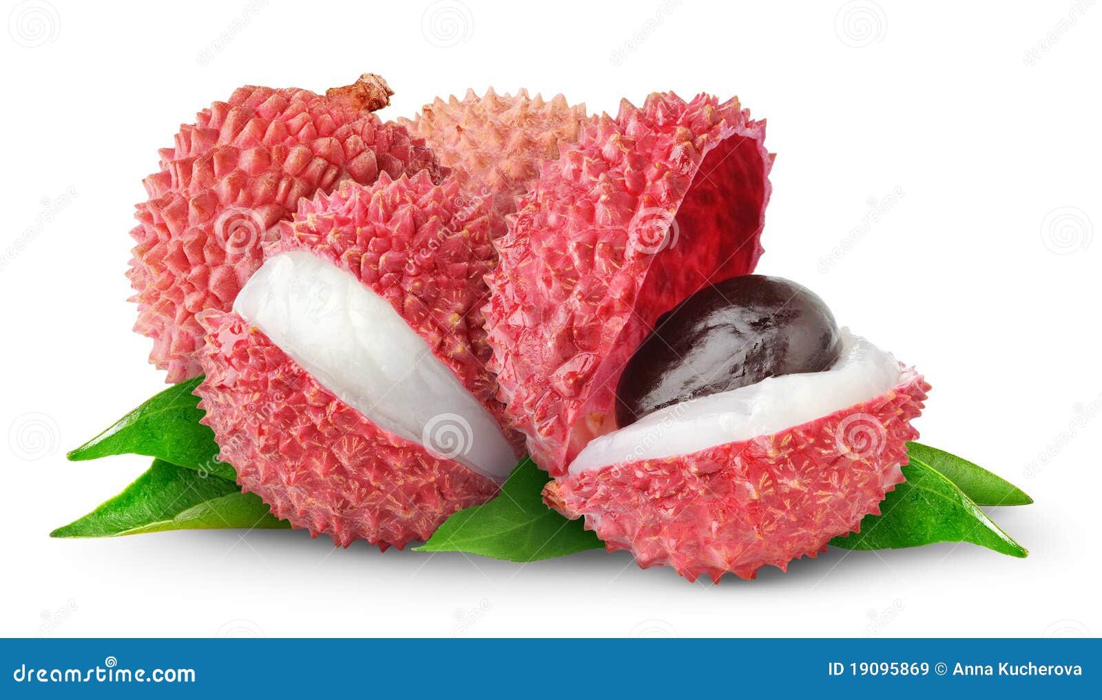 309 Juicy Lychee Cut Half Isolated White Stock Photos - Free & Royalty ...