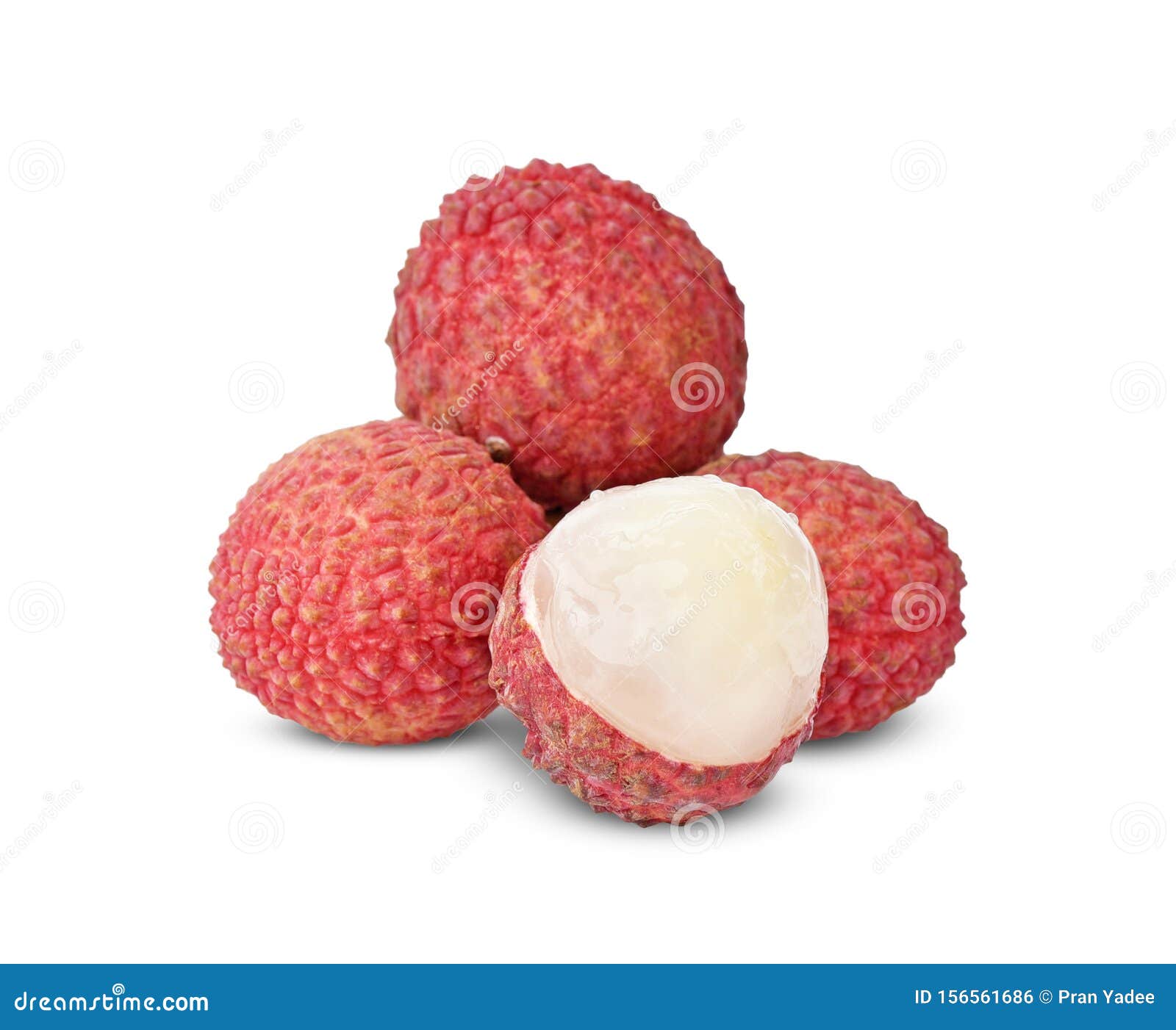Lychee Aislado Sobre Fondo Blanco Foto de archivo - Imagen de lychee ...