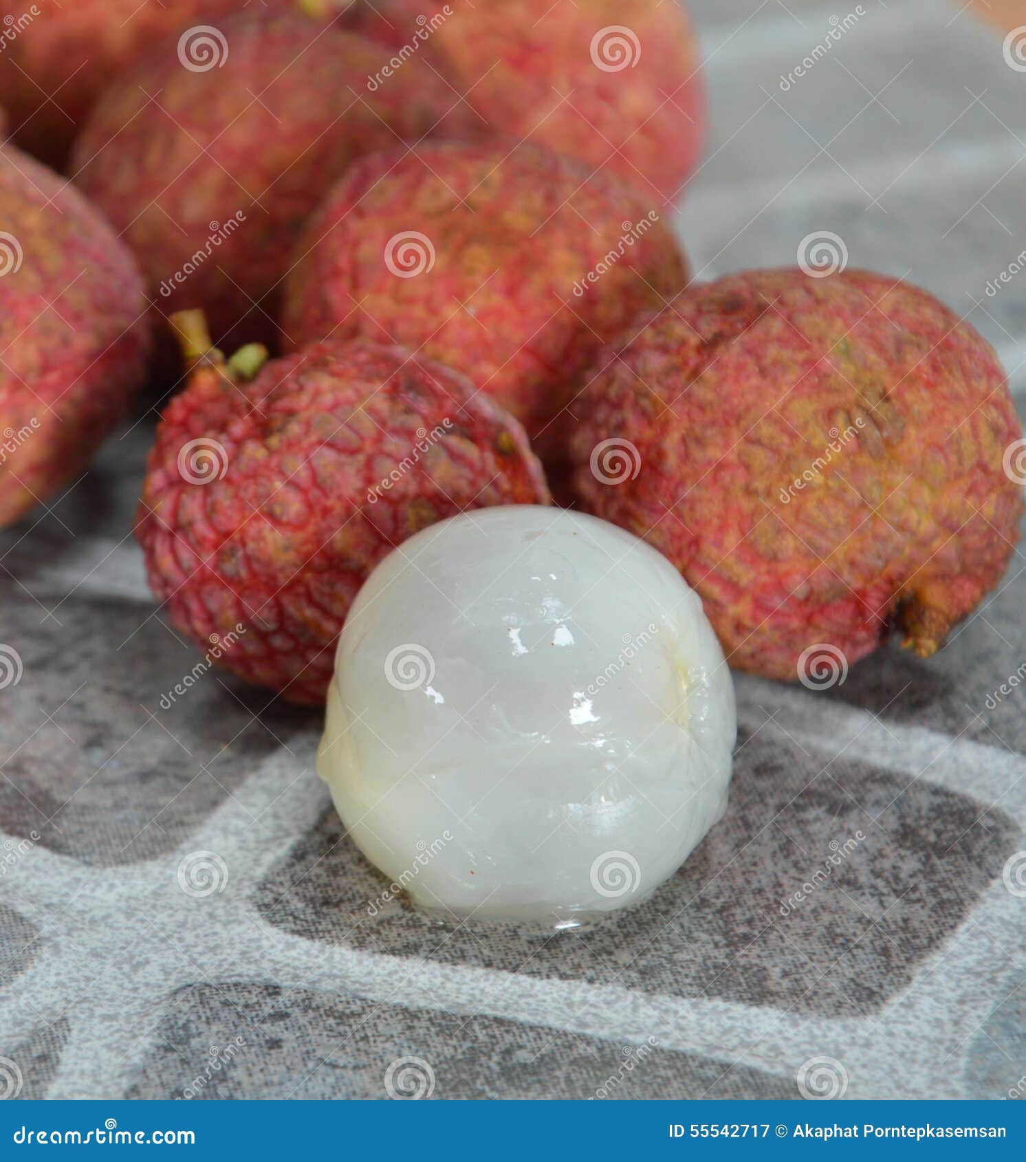 Lychee Asian fruit stock image. Image of lichi, goods - 55542717