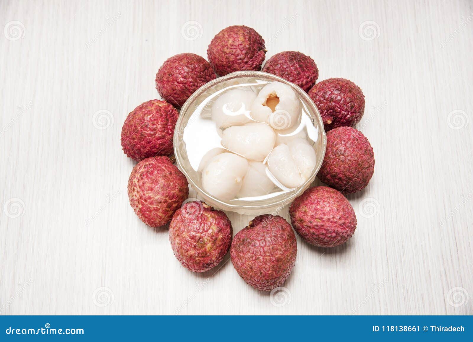 Lychee Casing in the Cup and Fruit. Stock Image - Image of sweet, juicy ...