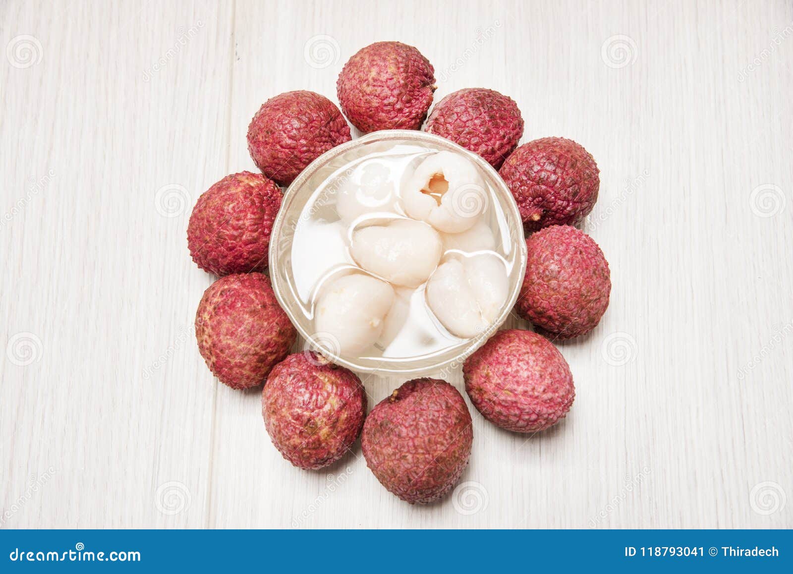 Lychee Casing in the Cup and Fruit. Stock Image - Image of tropical ...
