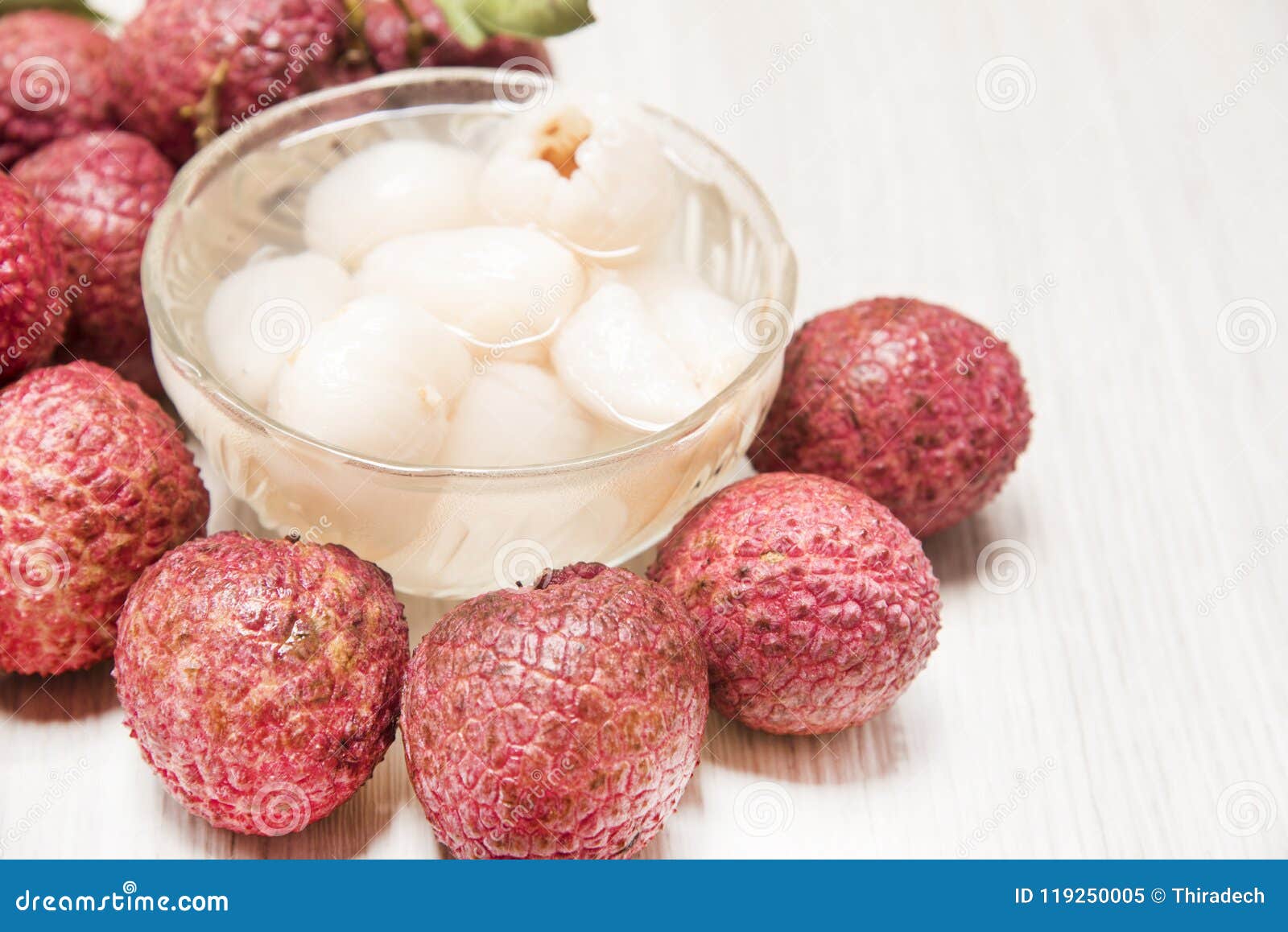 Lychee Casing in the Cup and Fruit. Stock Image - Image of freshness ...
