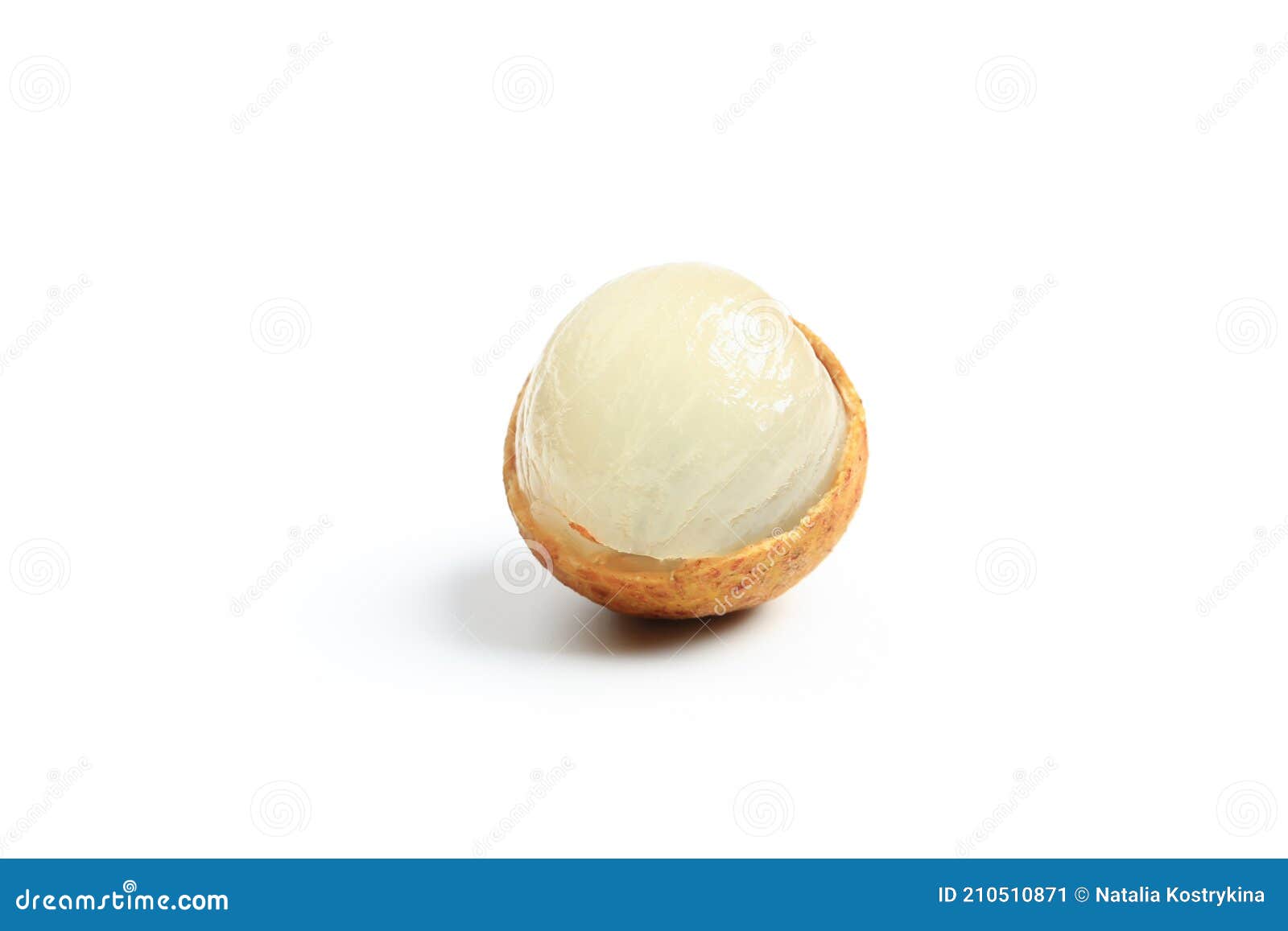 Lychee Cut on White Background Stock Image - Image of lichi, organic ...