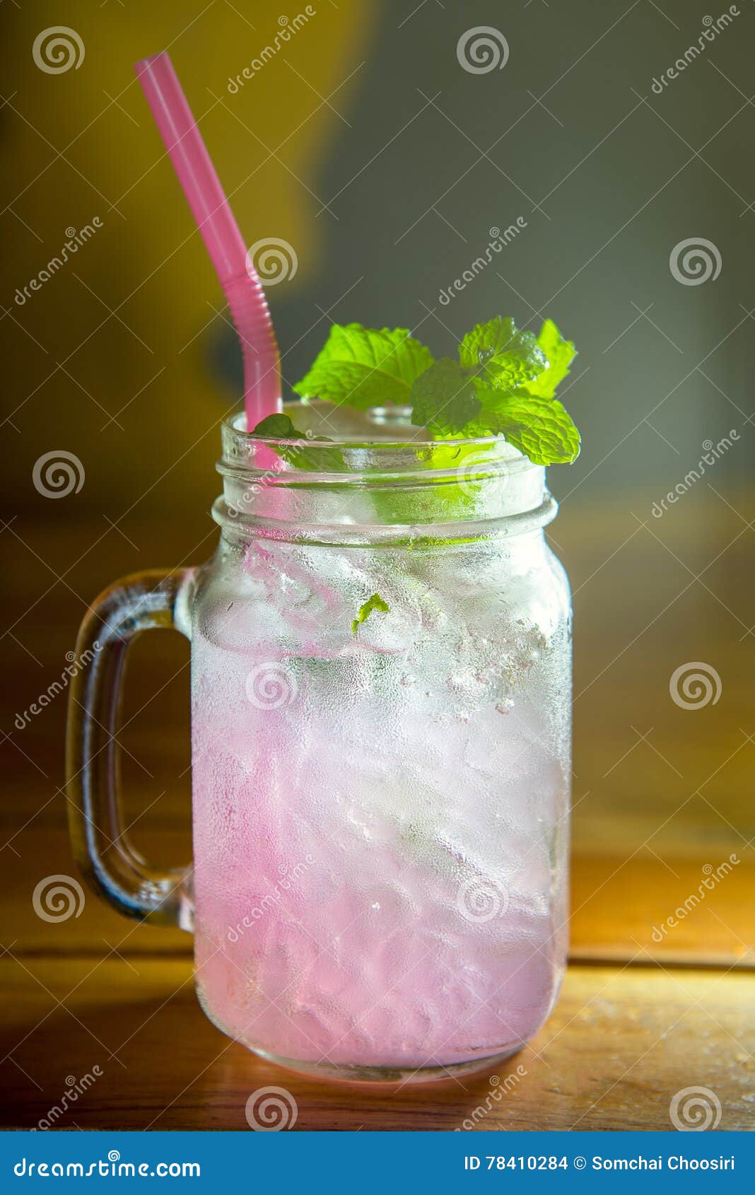 Lychee Fizzy Drink with Mint and Soda Stock Photo - Image of fruit ...