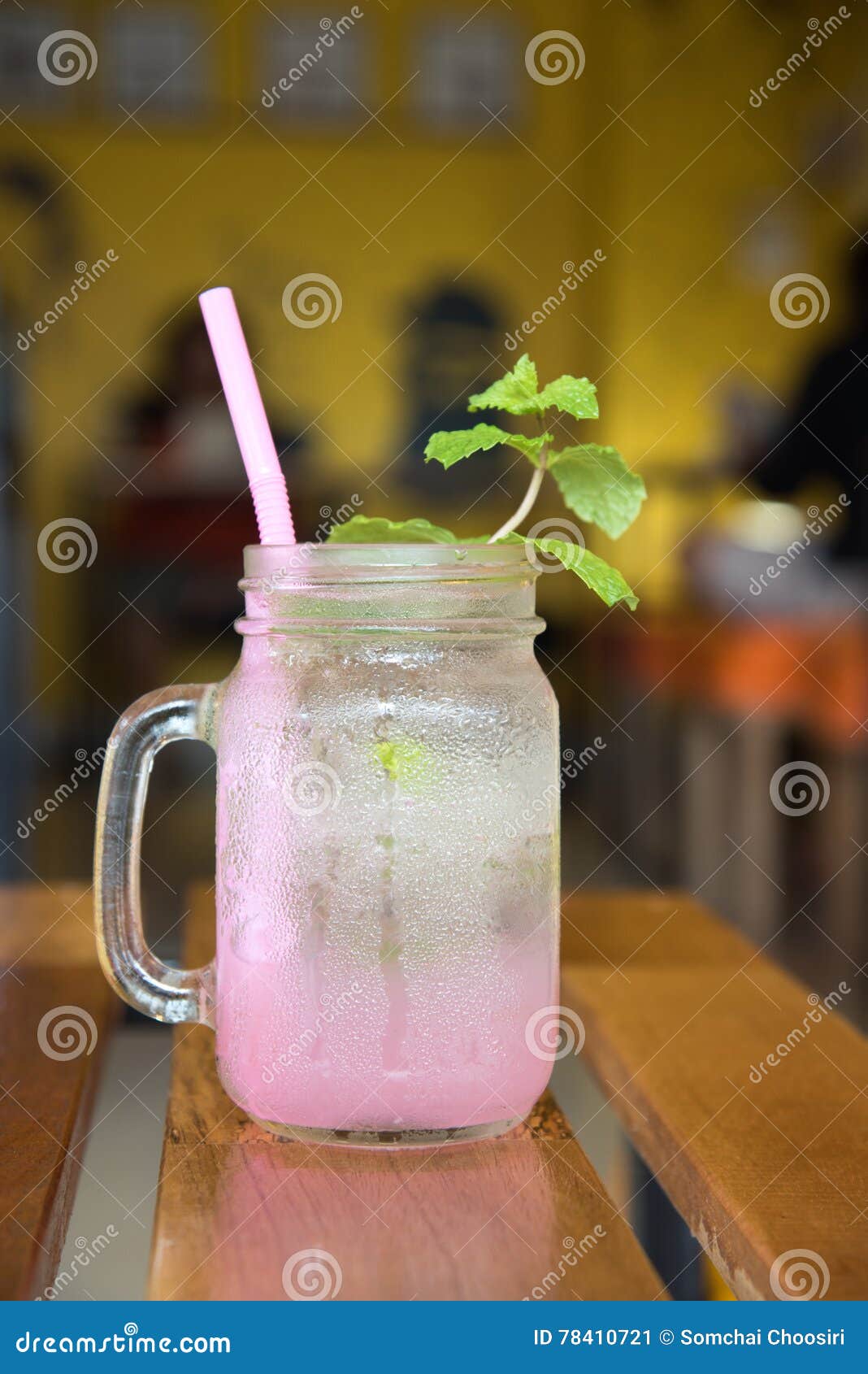 Lychee Fizzy Drink with Mint and Soda Stock Image - Image of life ...