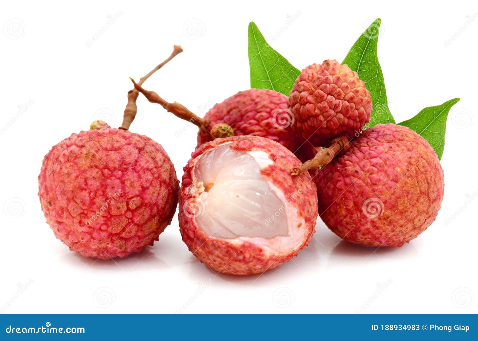 Lychee. Fresh lychees. stock image. Image of juice, delicious - 188934983