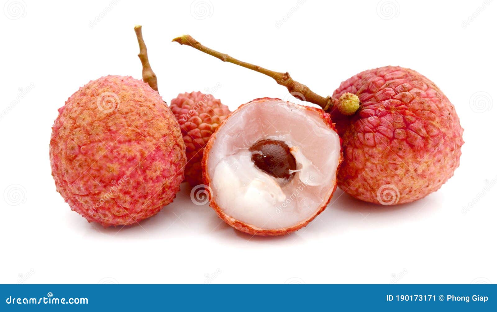 Lychee. Fresh lychees. stock image. Image of closeup - 190173171