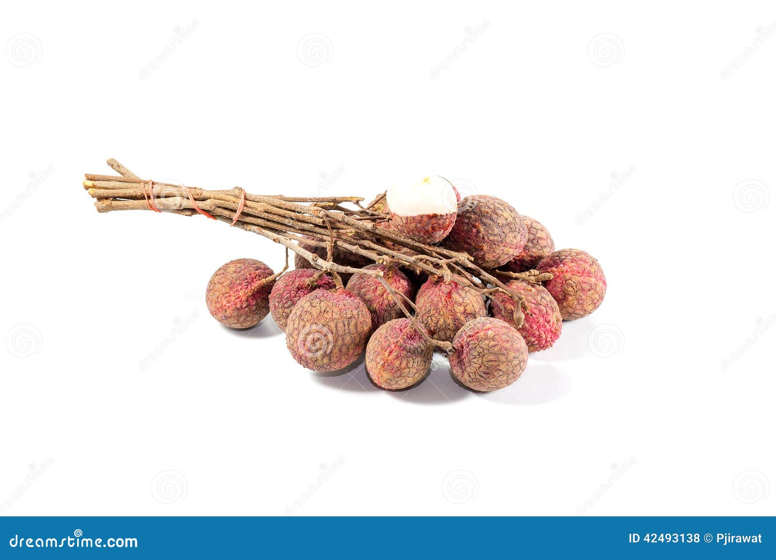 Lychee stock photo. Image of lychees, exotic, leechee - 42493138