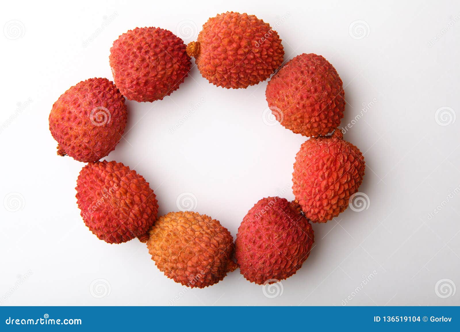 Lychee fruit nobody studio stock photo. Image of green - 136519104