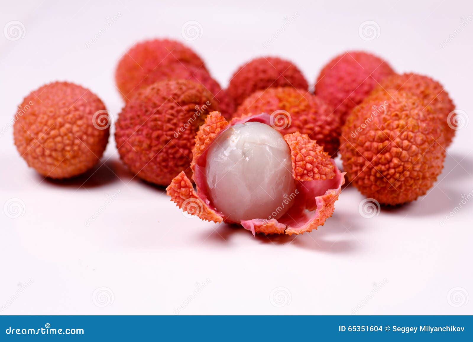 Lychee Fruit, Which is Called Chinese Plum Stock Photo - Image of ...