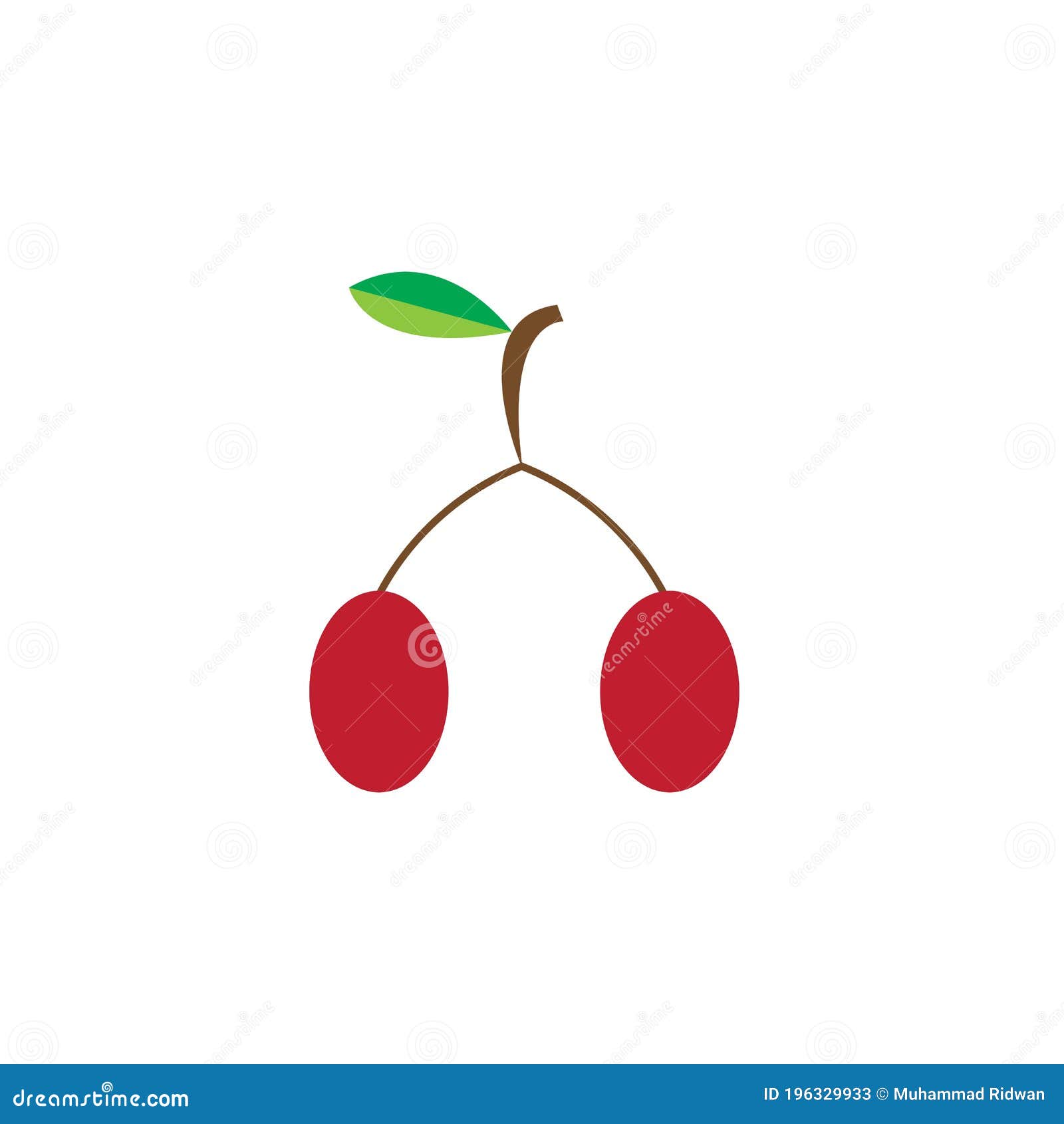 Lychee logo stock vector. Illustration of lichi, vector - 196329933