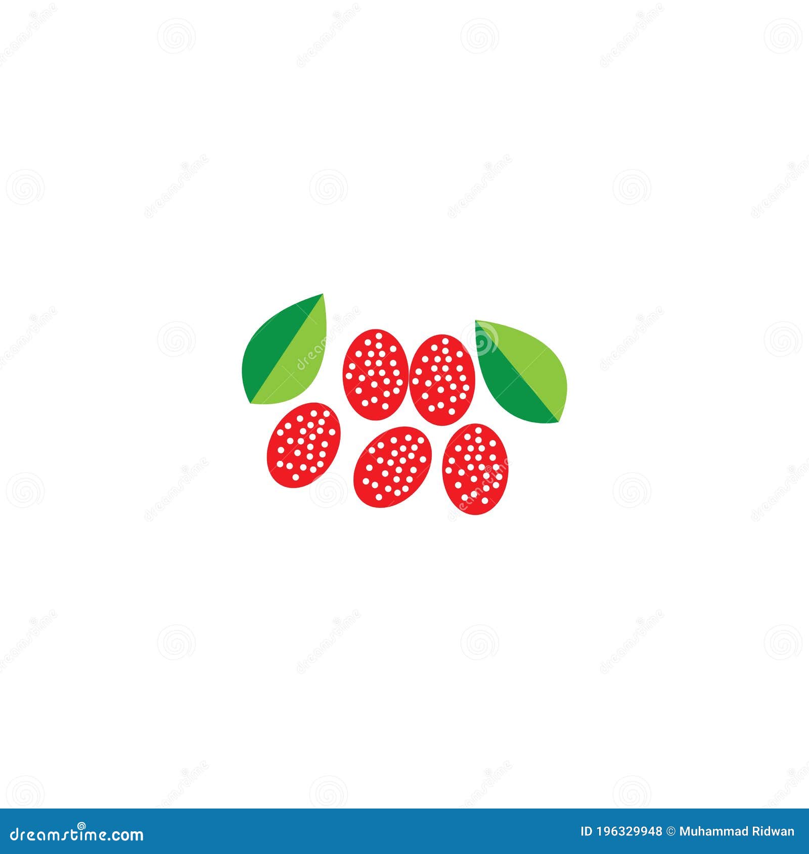 Lychee logo stock vector. Illustration of nature, isolated - 196329948