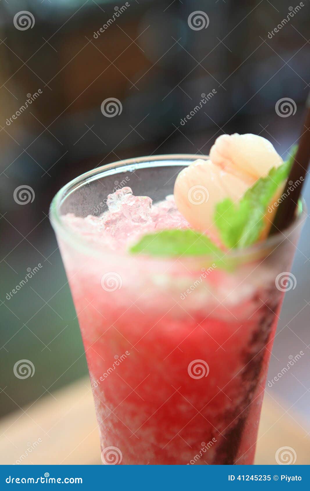 Lychee mocktail stock image. Image of fruit, berry, fruity - 41245235
