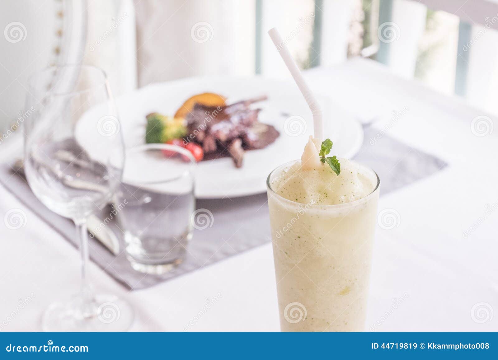 Lychee Shake stock image. Image of natural, food, beverage - 44719819