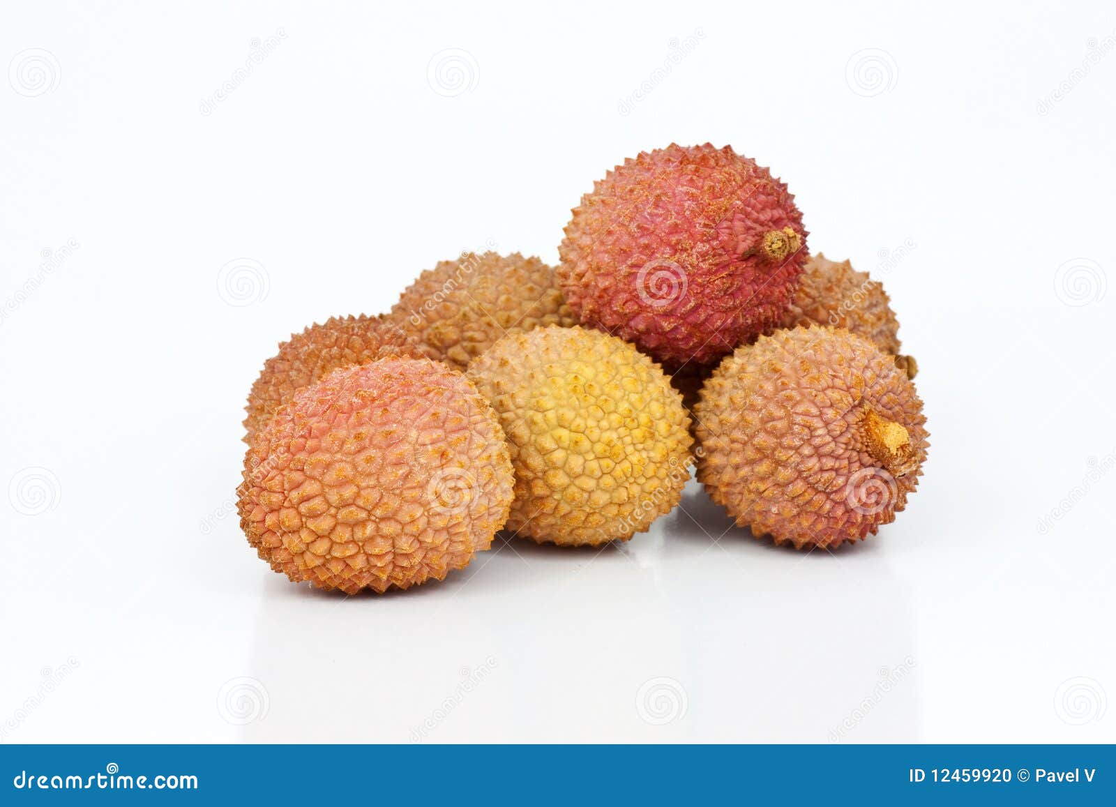 Lychees stock photo. Image of group, litschi, closeup - 12459920