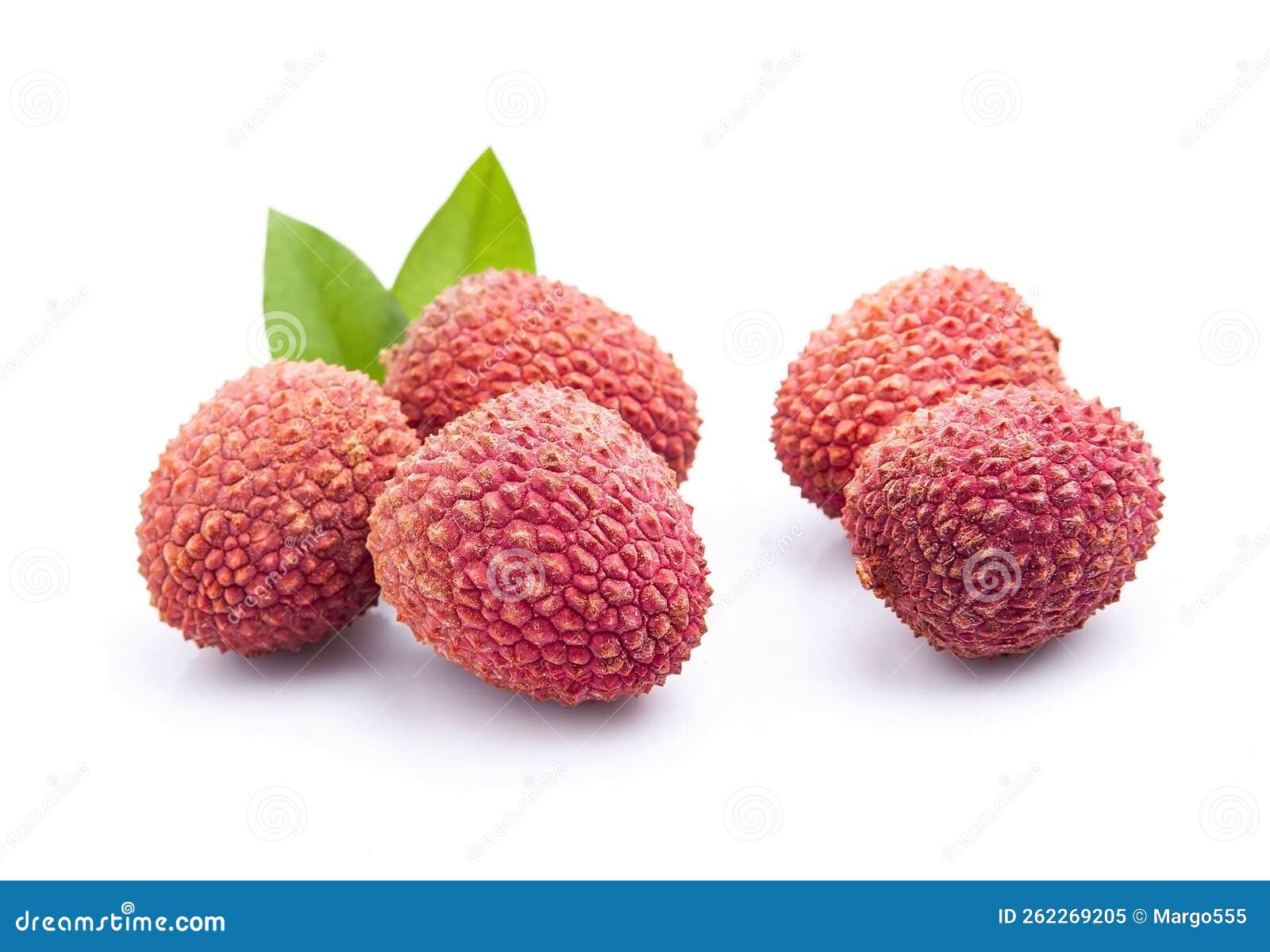 Lychees fruit with leaves stock image. Image of vegetarian - 262269205