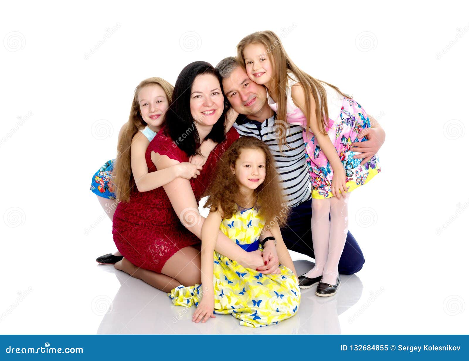 Lycklig Familj Med Ungt Barn Fotografering för Bildbyråer - Bild av ...