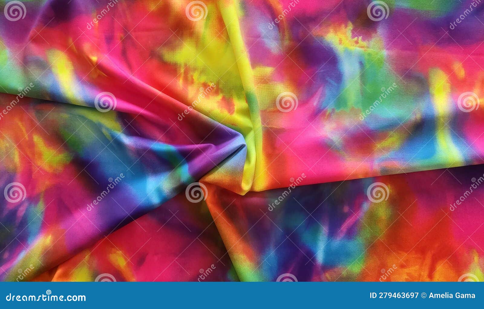 Lycra Fabric with Different Fluorescent Colors Stock Image - Image of ...