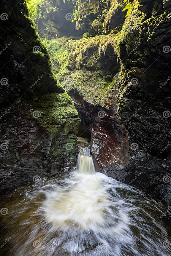 Lydford Gorge in Devon stock image. Image of landmark - 291795985