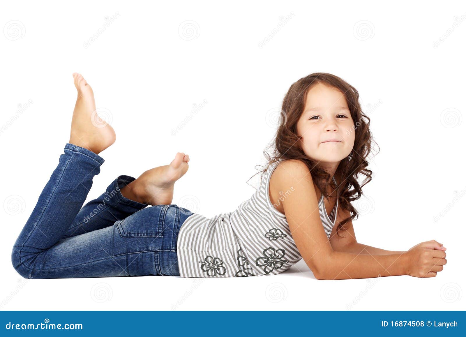 Lying stock photo. Image of cheerful, beautiful, casually - 16874508