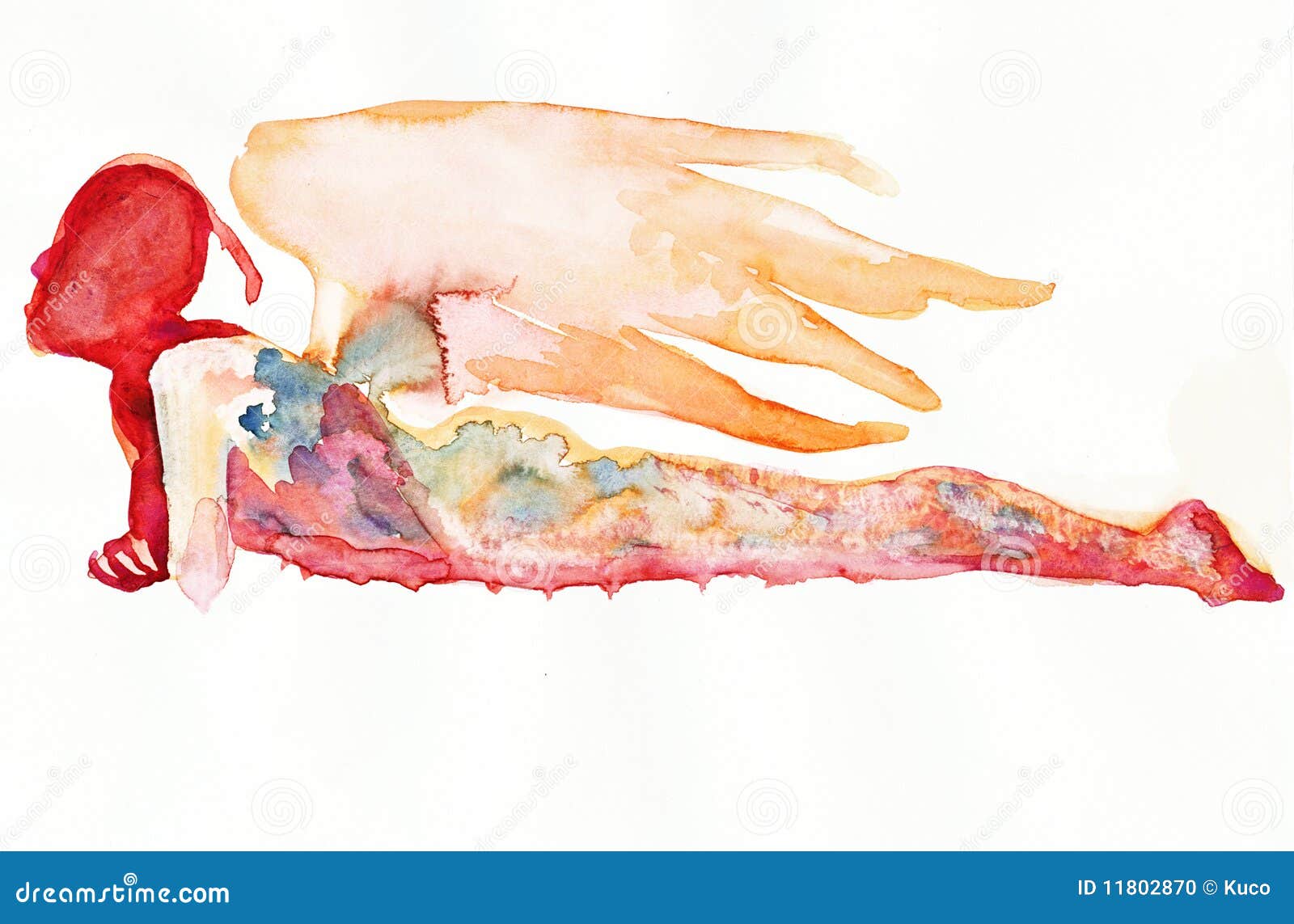 Lying angel no.4 stock illustration. Illustration of academic - 11802870