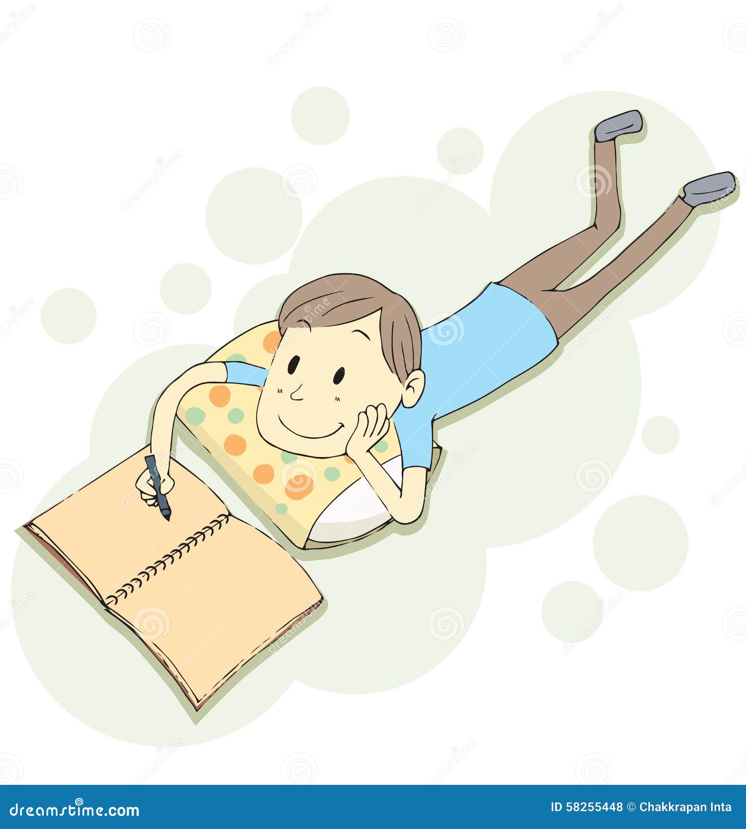 Lying drawing stock vector. Illustration of lying, lifestyle - 58255448