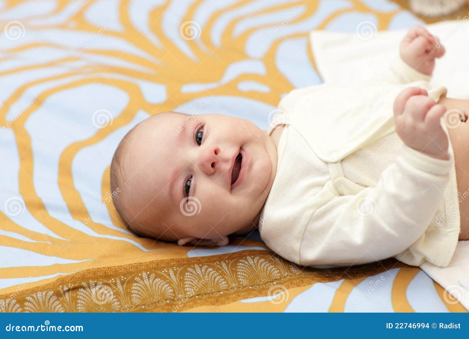 Lying happy baby stock photo. Image of happy, life, beautiful - 22746994