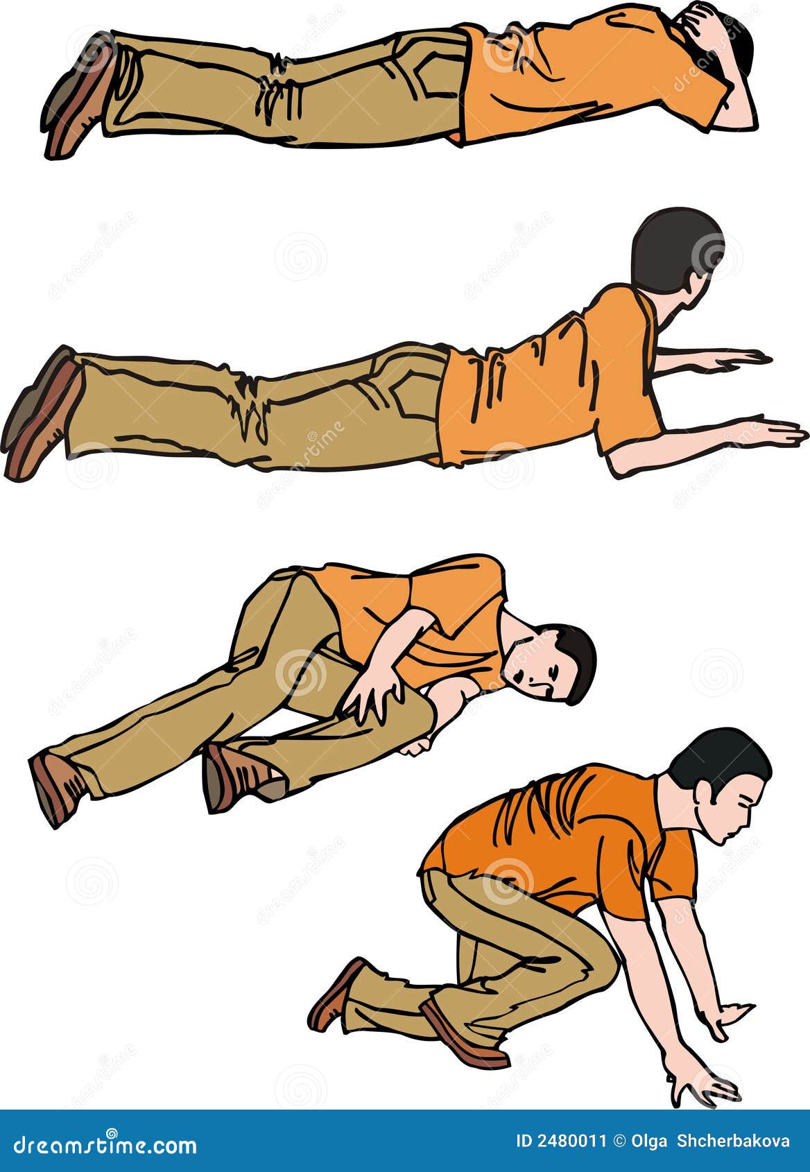 Lying man stock vector. Illustration of stylization, graphic - 2480011