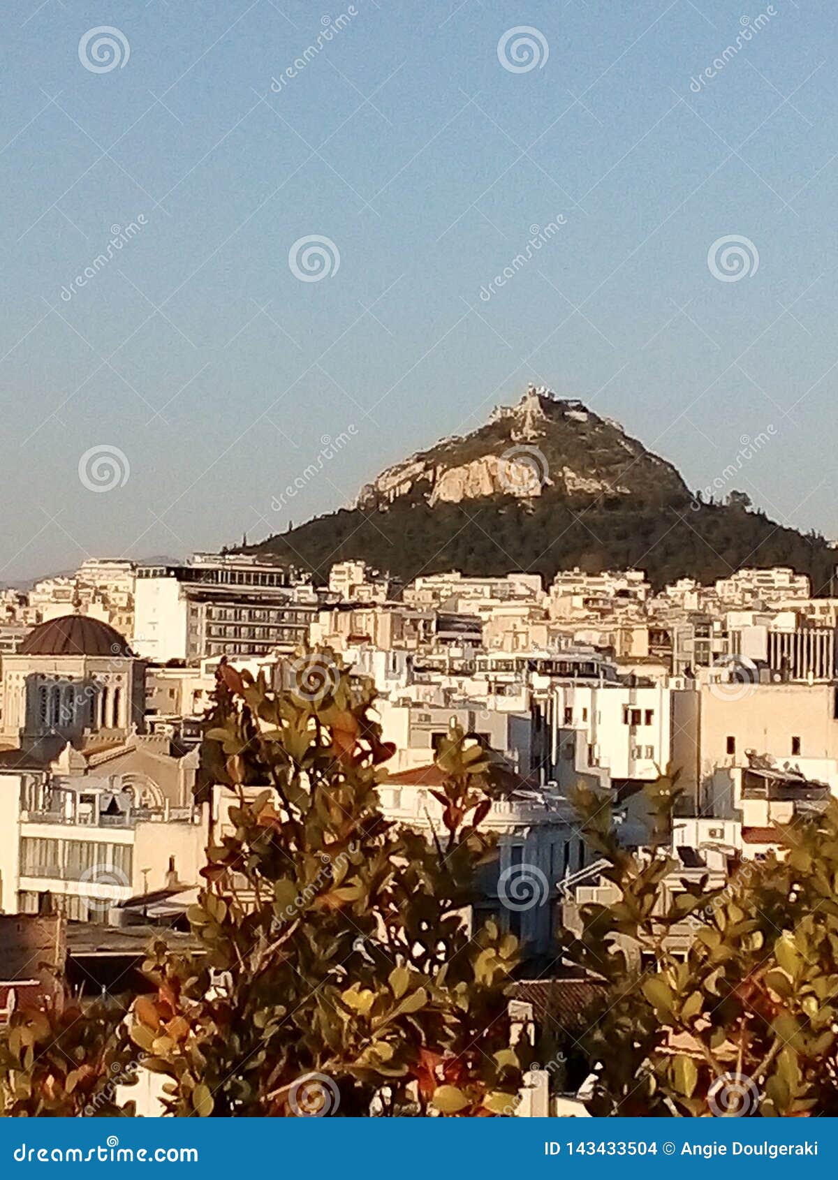Lykavitos stock photo. Image of greece, athens, lykavitos - 143433504