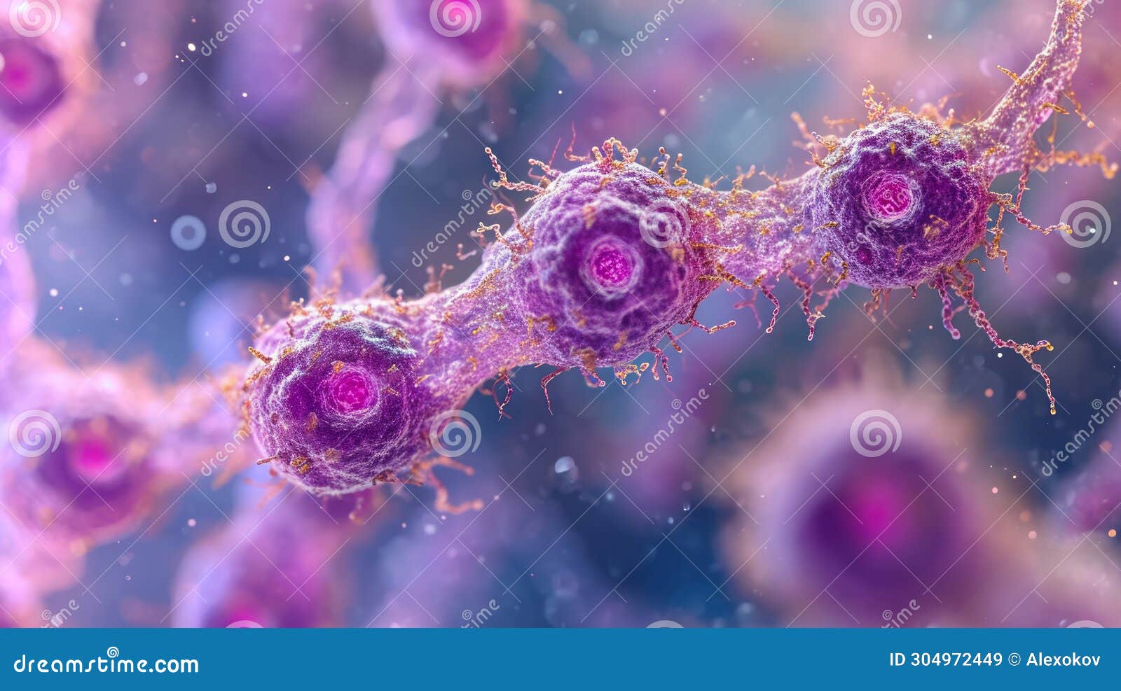 Lyme Disease Bacteria Under Microscope AI Generated Stock Illustration ...
