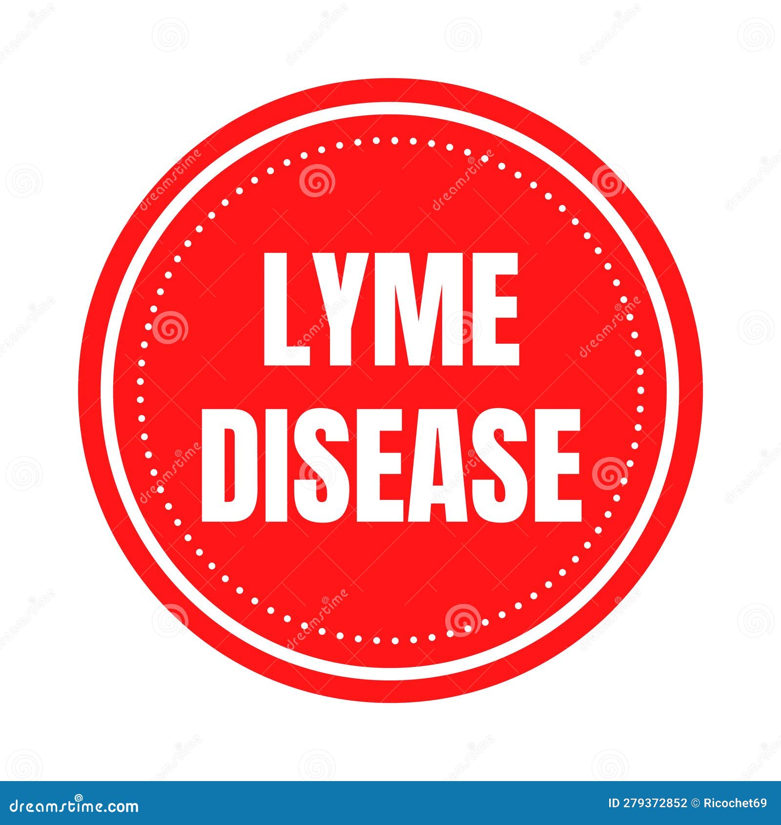 Lyme disease symbol icon stock illustration. Illustration of bacterial ...