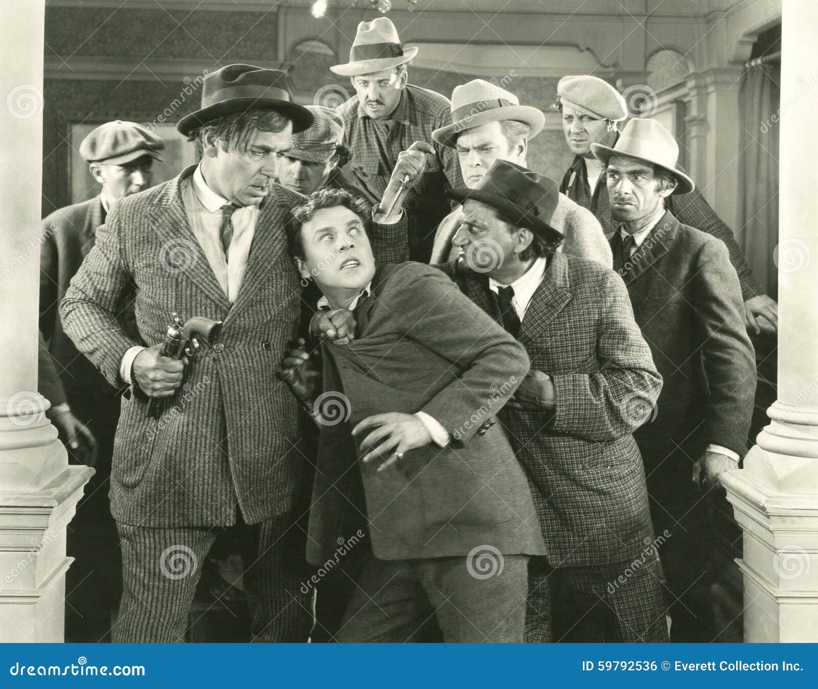 Lynch mob stock photo. Image of blackwhite, black, holding - 59792536