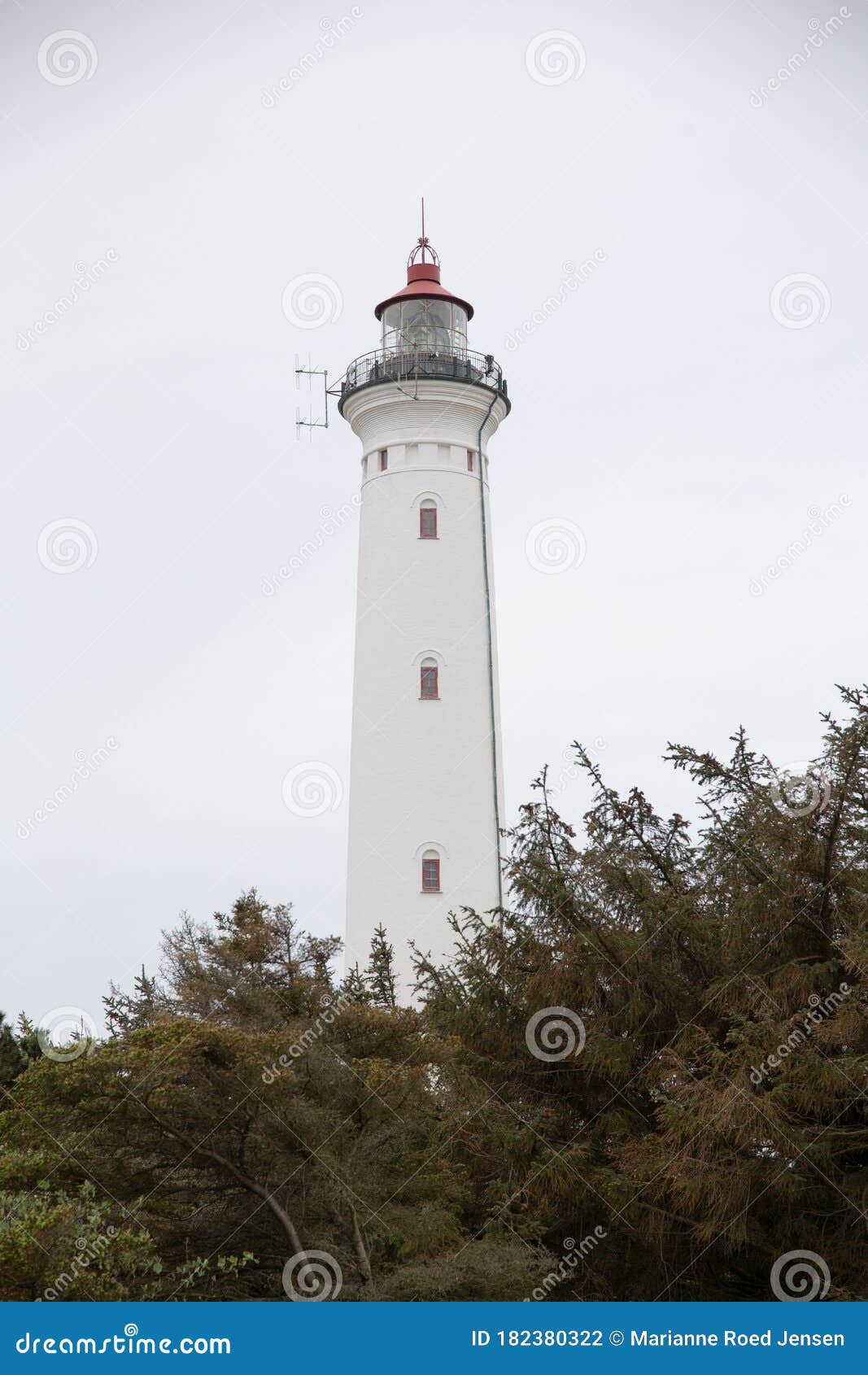 The Lyngvig lighthouse stock photo. Image of lighthouse - 182380322