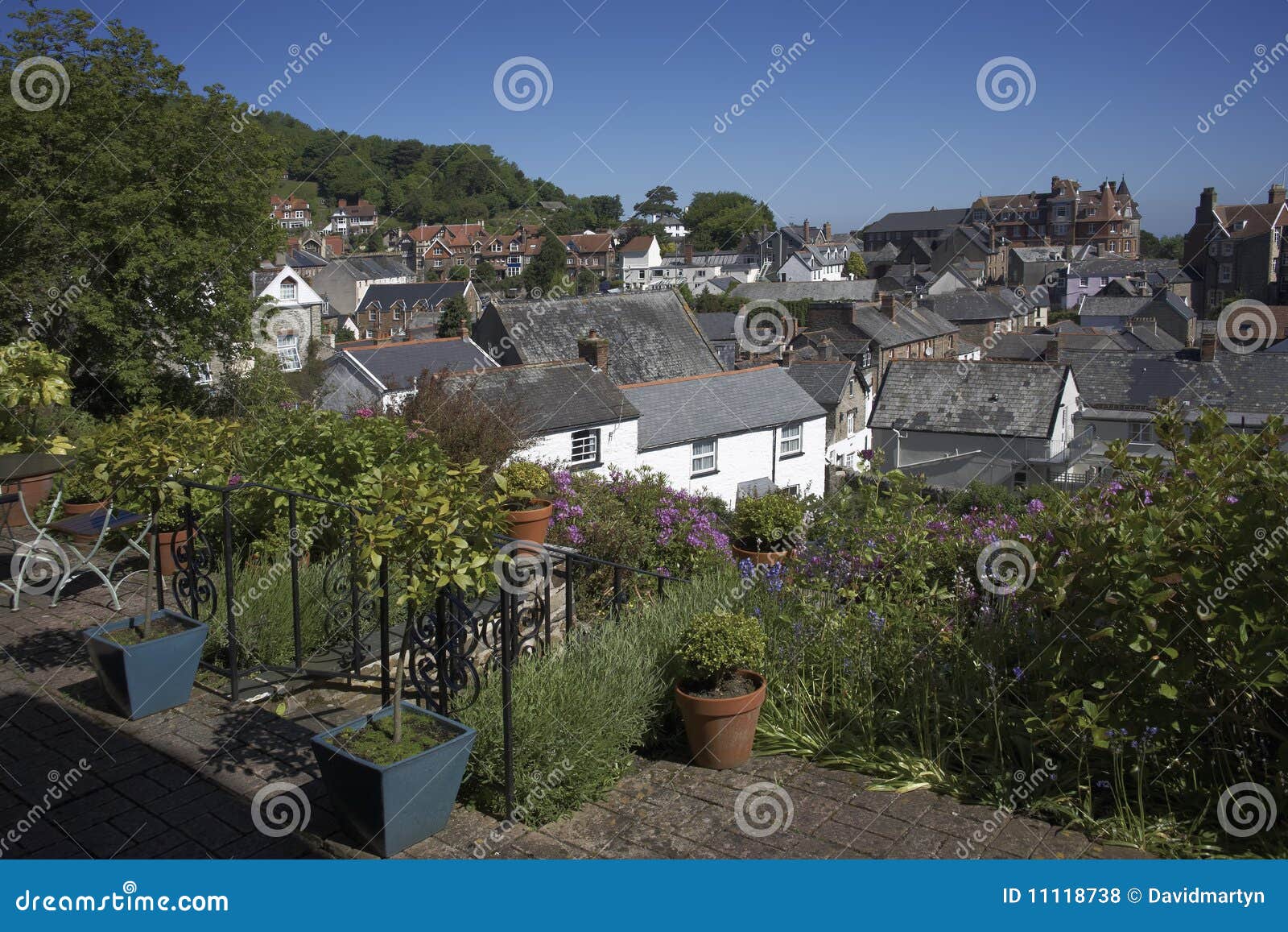 Lynton devon stock photo. Image of estate, vacation, property - 11118738